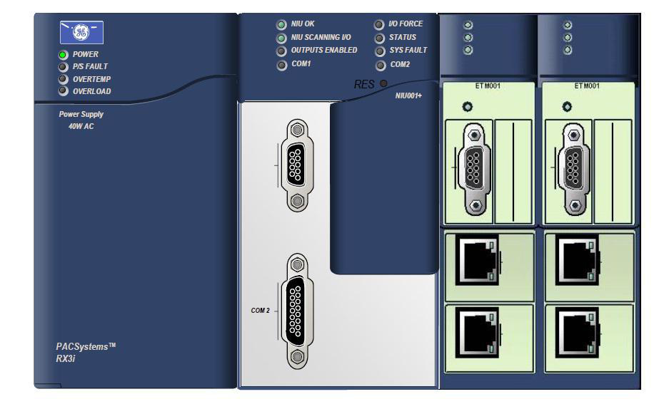 EMERSON IC695NIU001 Ethernet Network Interface Unit Module