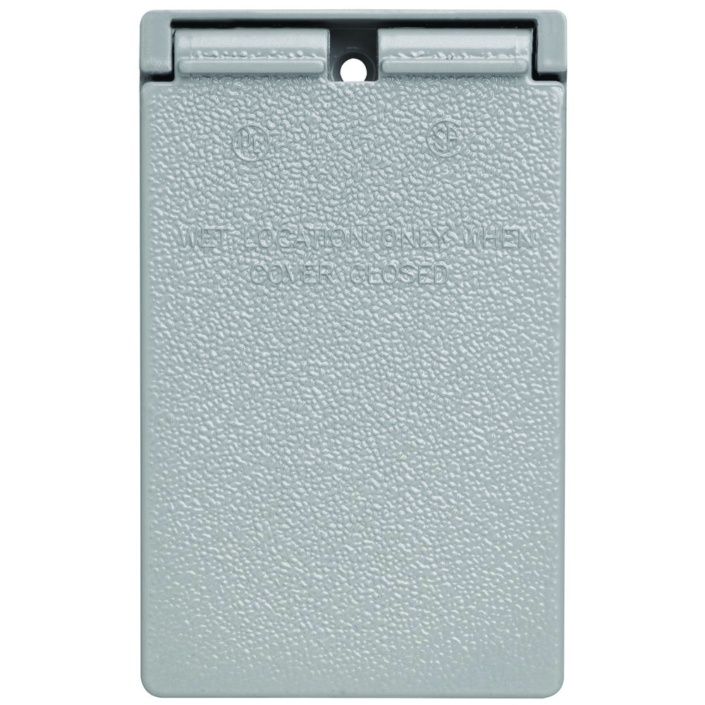 PASS & SEYMOUR CA26-GV 1-Gang Cast Weatherproof Cover Decorator or GFCI ...
