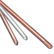 ABB 3 4 Inch X 10 Ft E Z Ground Copper Bonded Steel Ground Rod