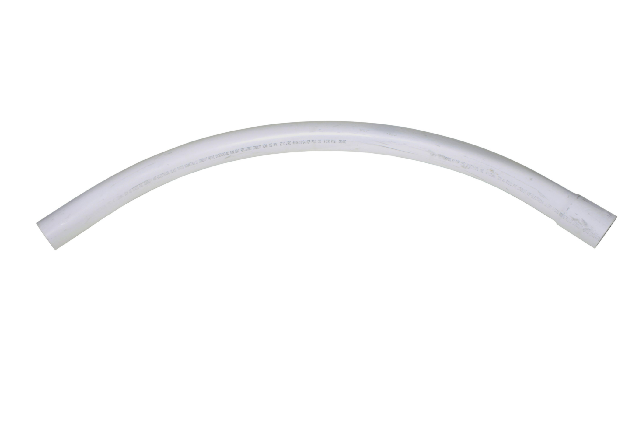 IPEX 4 inch x 48 inch Radius Scepter Utility 90 Degree PVC Elbow with ...