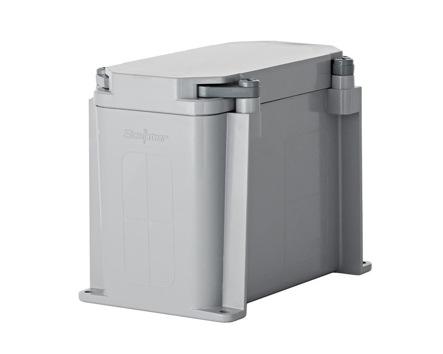 IPEX 6 inch x 3 inch x 4 inch Scepter Junction Box, Gray