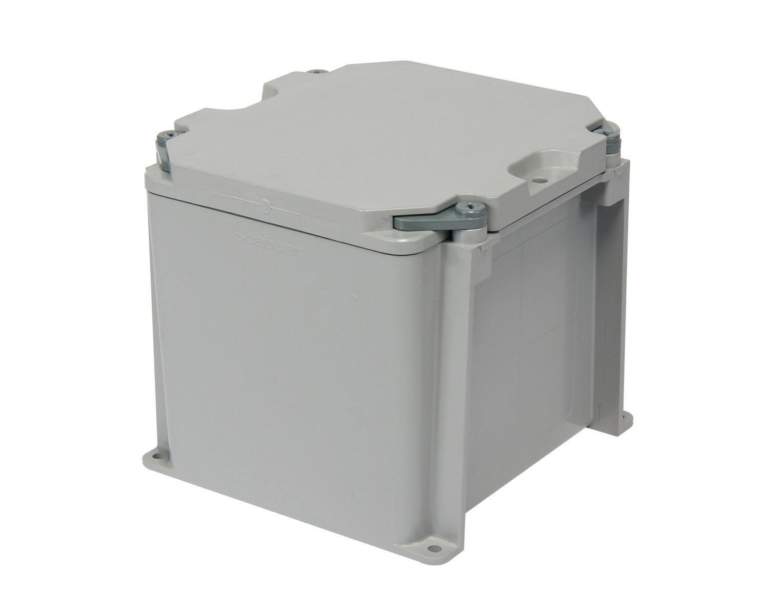 IPEX 6 inch x 6 inch x 6 inch Scepter Junction Box, Gray