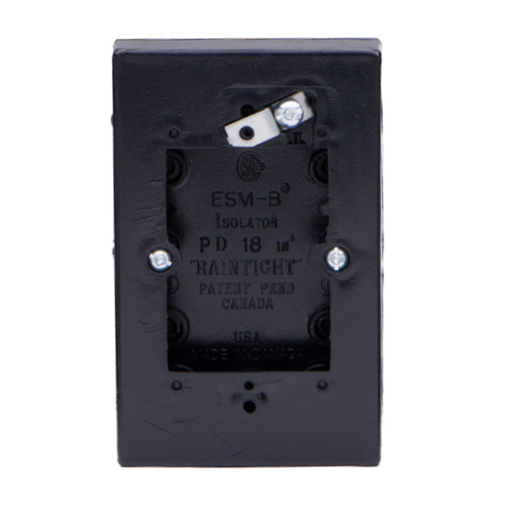 STUMM ELECTRIC ESMBPDBLK ESM-B PD Series Weatherproof/Raintight ...