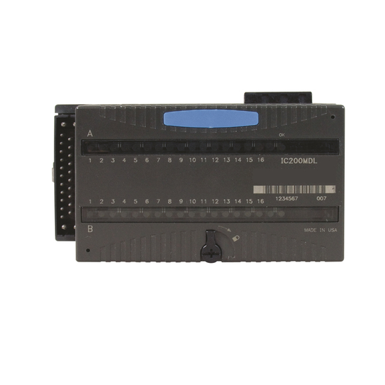 EMERSON IC200MDL940 VersaMax Output Module, relay 2.0 Amps per Point ...