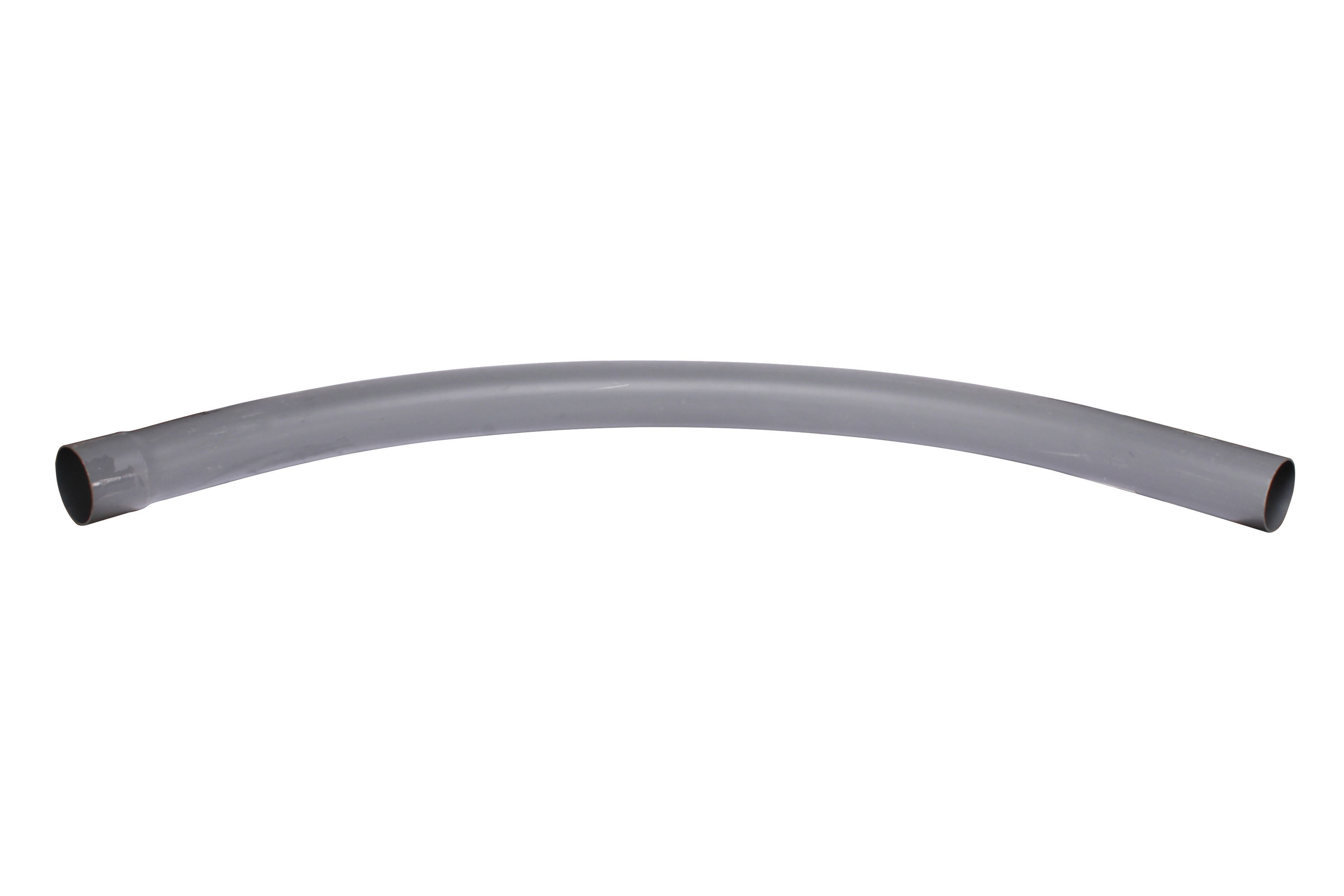 IPEX 3-1/2 inch x 36 inch Radius SUPER DUCT 90 Degree Long Sweep Bend, Gray