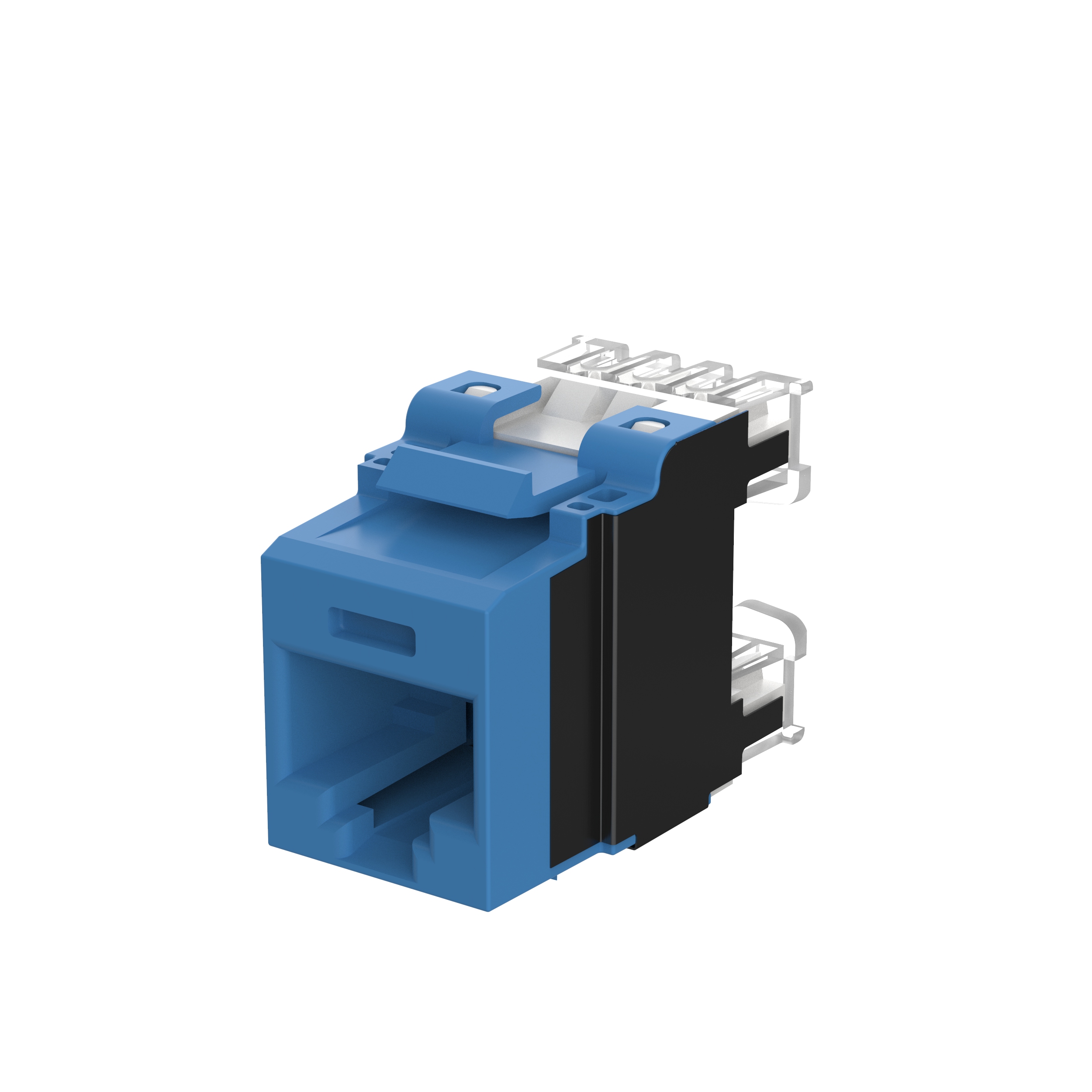 PANDUIT NK6X88MBU-Q 8-Position 8-Wire NetKey Category 6A Punchdown Jack ...