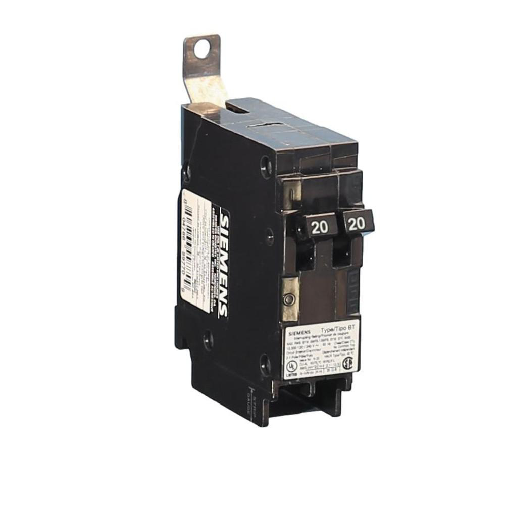 SIEMENS CANADA B2020H 20/20Amp 1-Pole 240V 22kAIC Type BL Bolt-On ...
