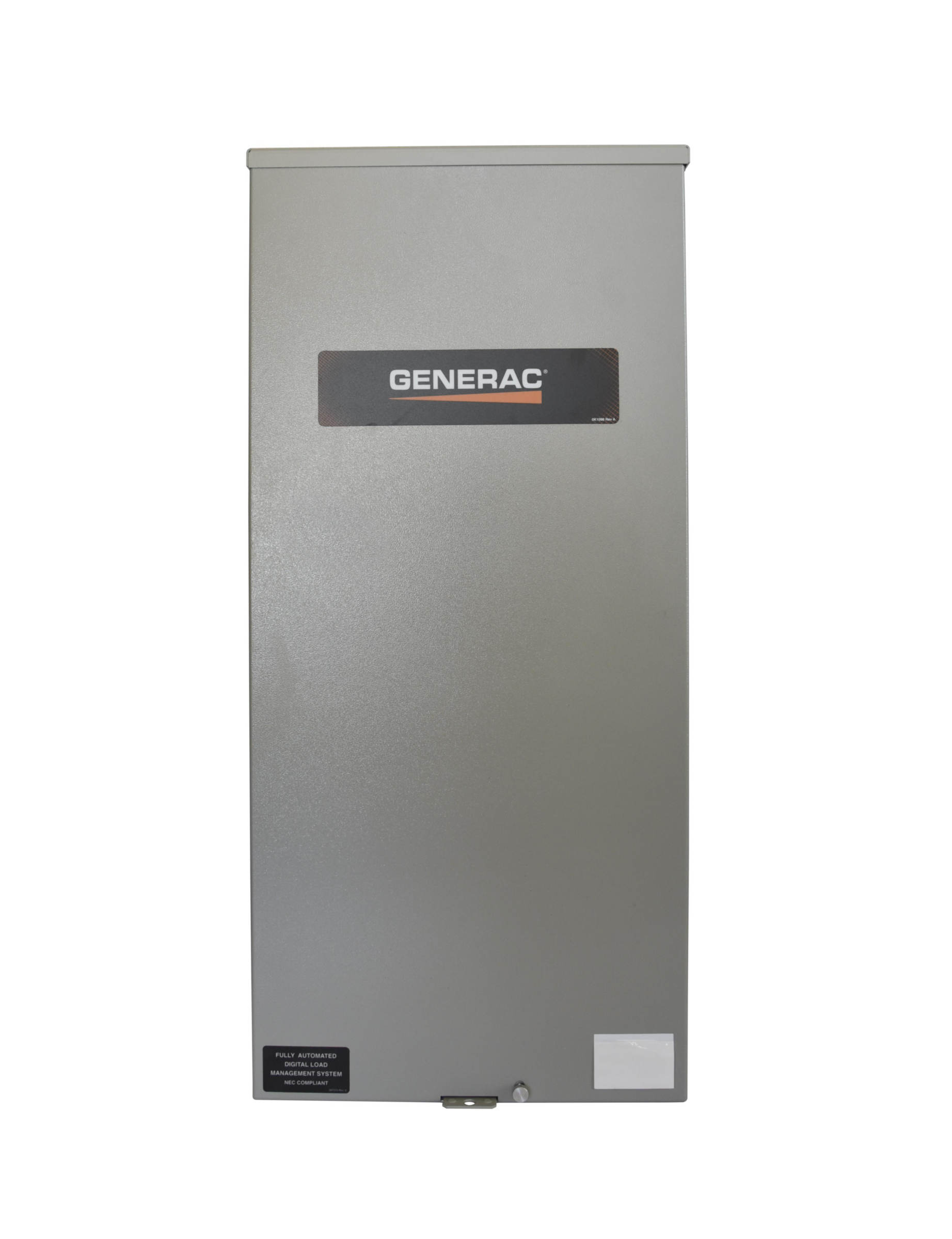 GENERAC POWER SYSTEMS RXSW100A3CUL 100Amp 120/240V 1-Phase NEMA 3R ...