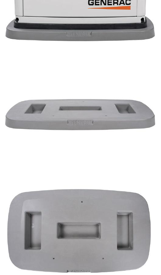 GENERAC POWER SYSTEMS A0003322319 54 inch x 31 inch x 3 inch Composite ...