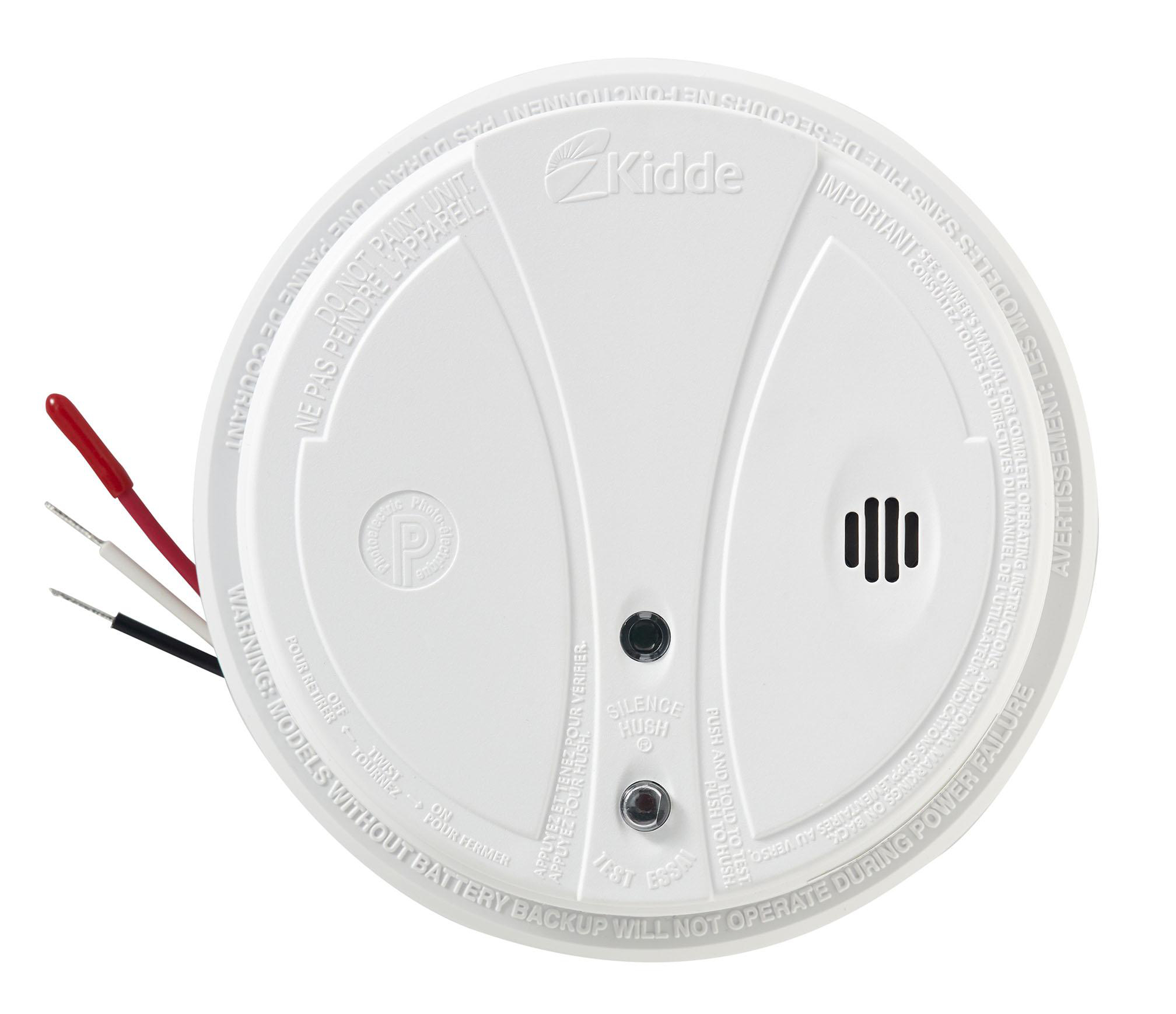KIDDE CANADA P1275CA Hardwire Smoke Alarm with Hush® Alarm Silencer ...